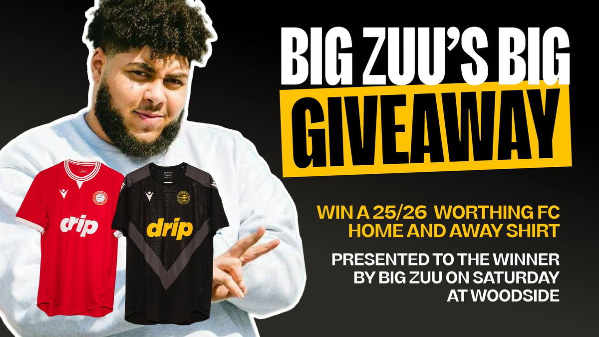 Competition: Win 2025/26 Home and Away Shirt – Worthing FC